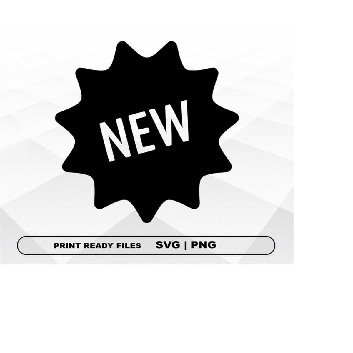 Label New SVG and PNG Files Clipart, New Label Print SVG, Di - Inspire ...