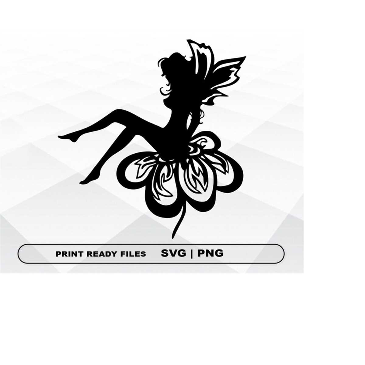Magic Fairy SVG and PNG Files Clipart, Magic Fairy Print SVG - Inspire ...