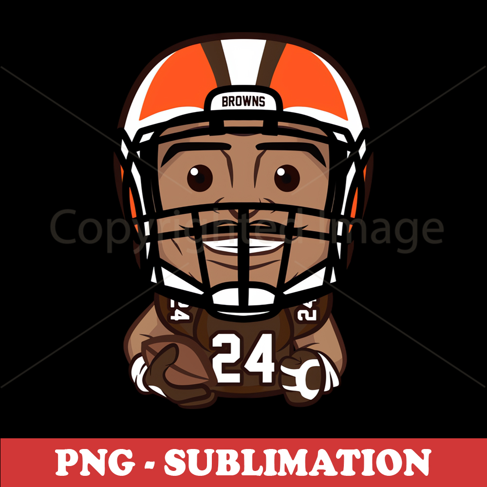 Nick Chubb - Football Hero - Pro-inspired PNG Digital Downlo | Inspire ...