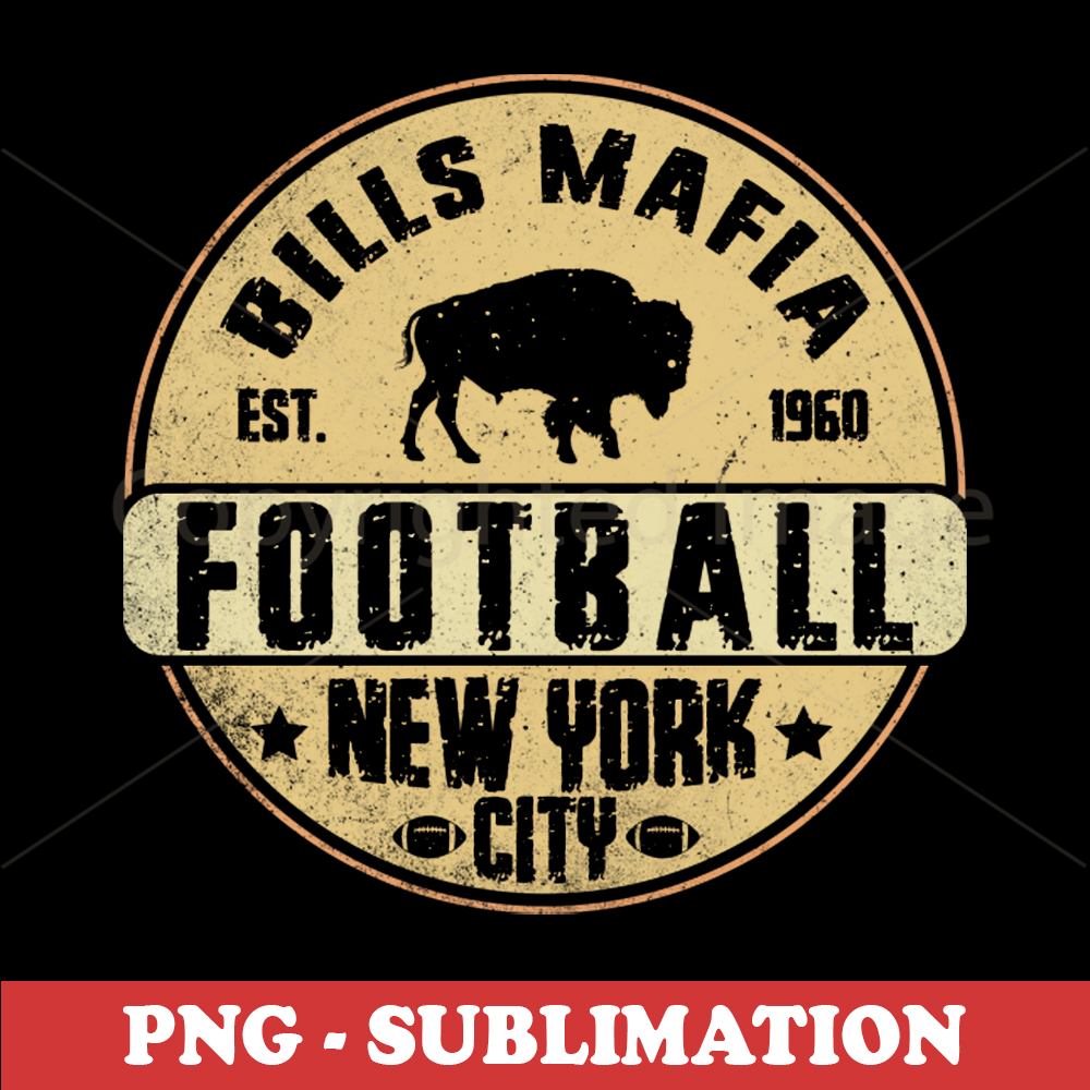 Buffalo Bills Sublimation Png Vintage Retro Digital Downlo Inspire Uplift 