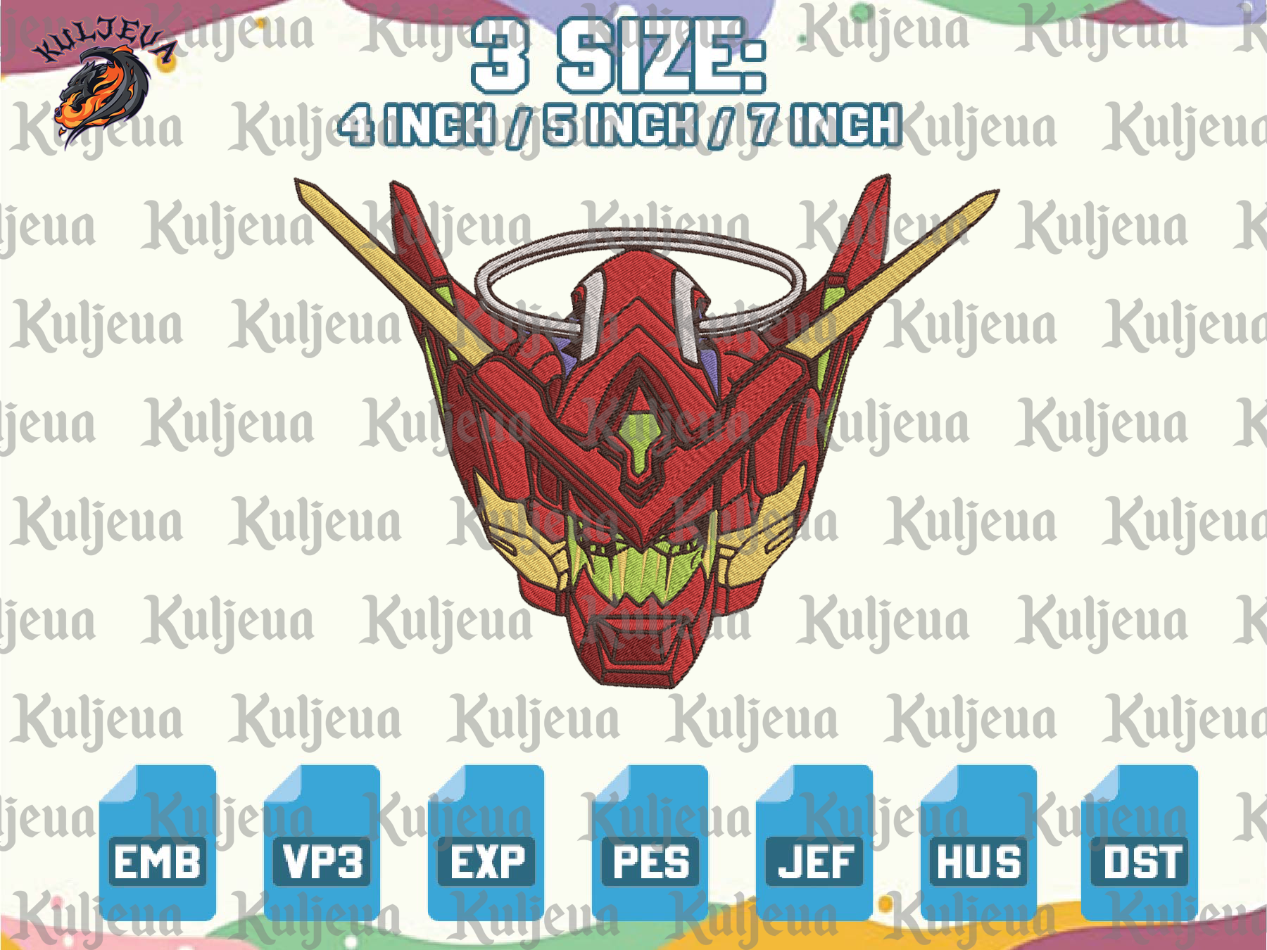 Anime Inspired Embroidery Designs, Machine Embroidery Design - Inspire ...