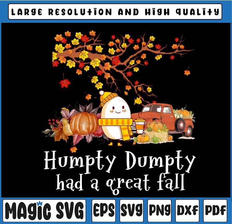 Humpty Dumpty Had a Great Fall Png, Pumpkin Png, Fall Pumpki | Inspire ...