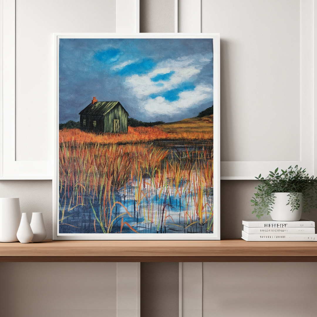 Original art autumn landscape, handmade painting, unique wal - Inspire ...
