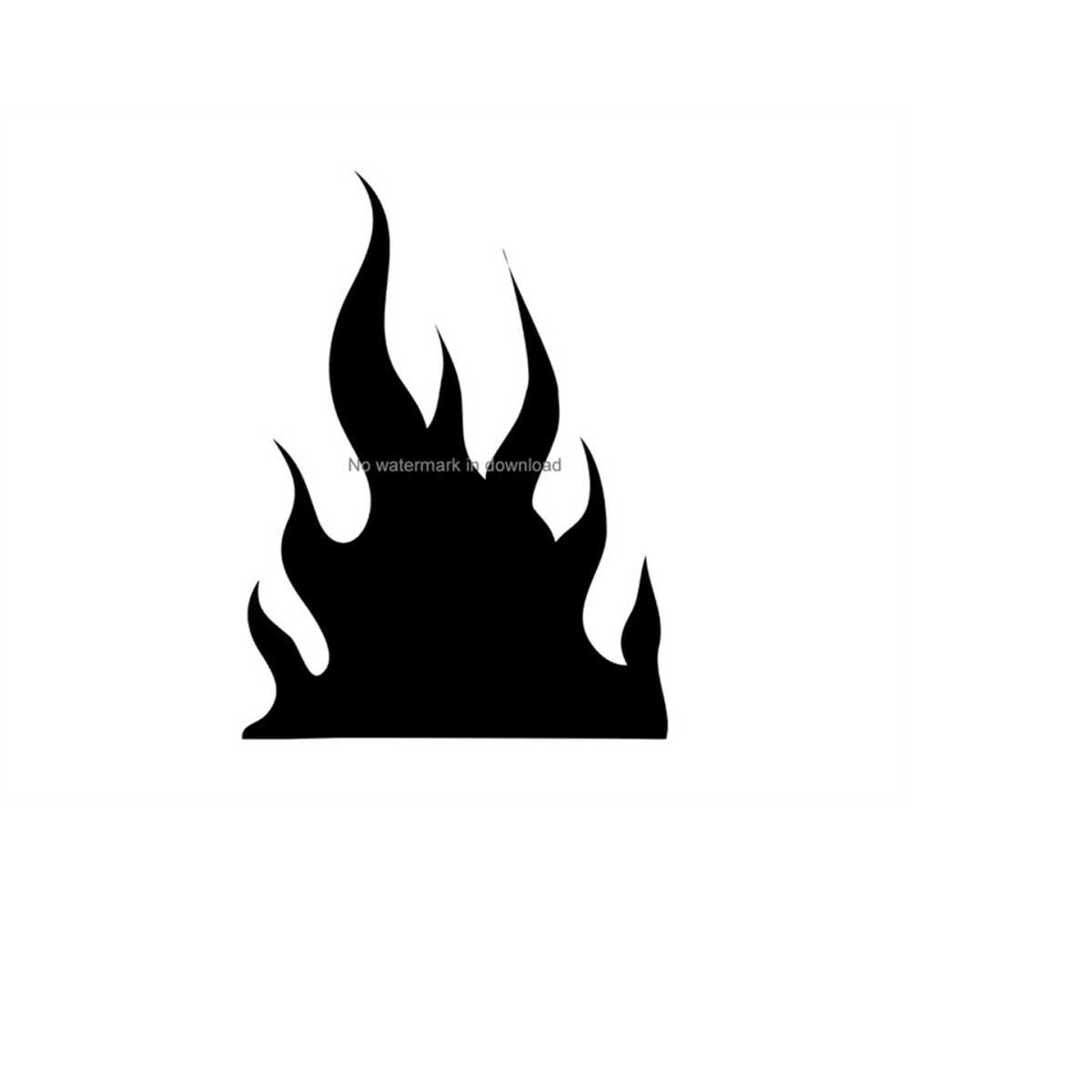 Flames, Printable Images, Flames, Silhouette Cut File, Flame - Inspire ...