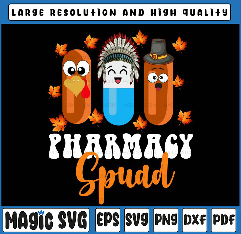 Pharmacy Squad PNG, Thanksgiving Turkey Pharmacist Medical P | Inspire ...