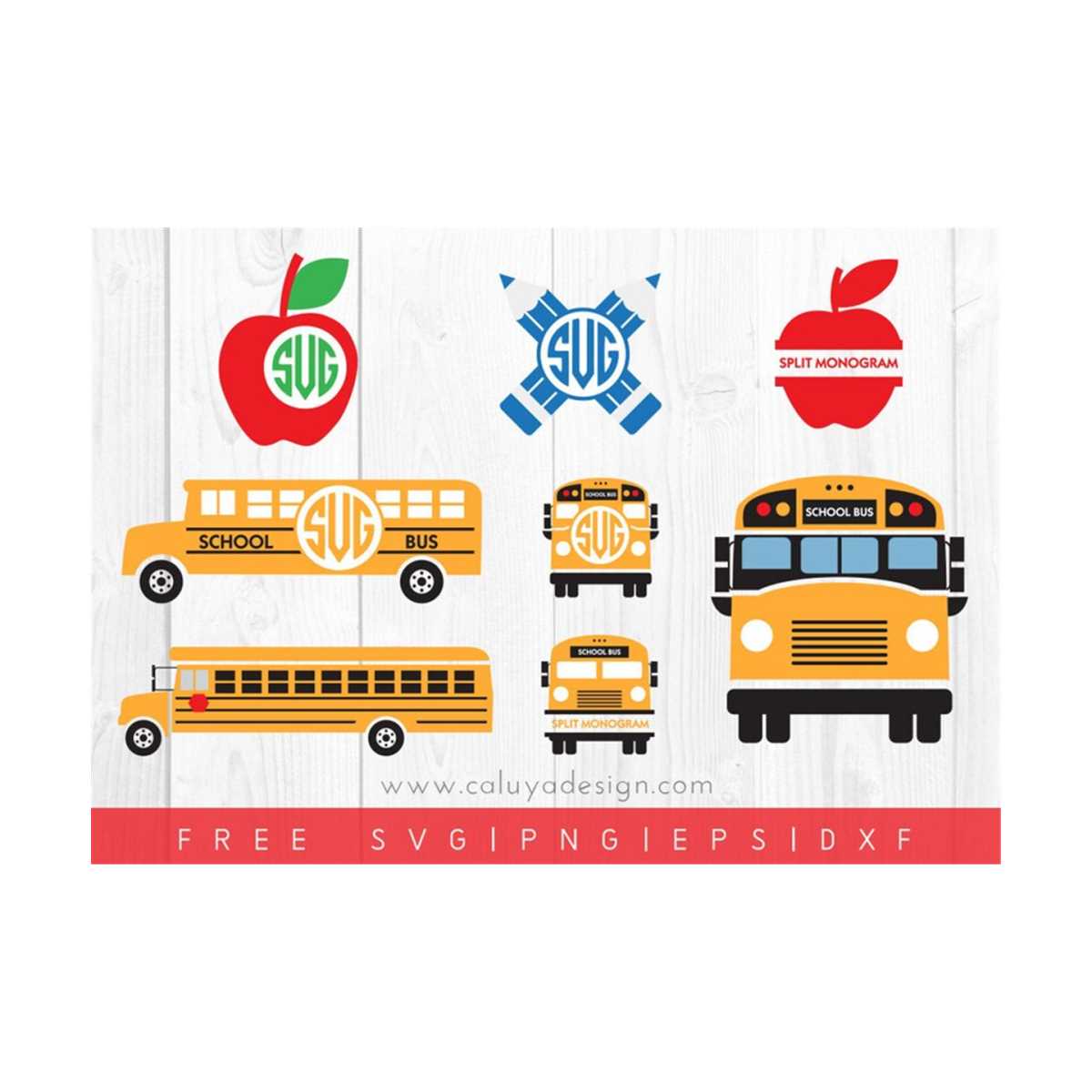 FREE SVG & PNG Link | School Bus Cut Files, svg, png, dxf, | Inspire Uplift