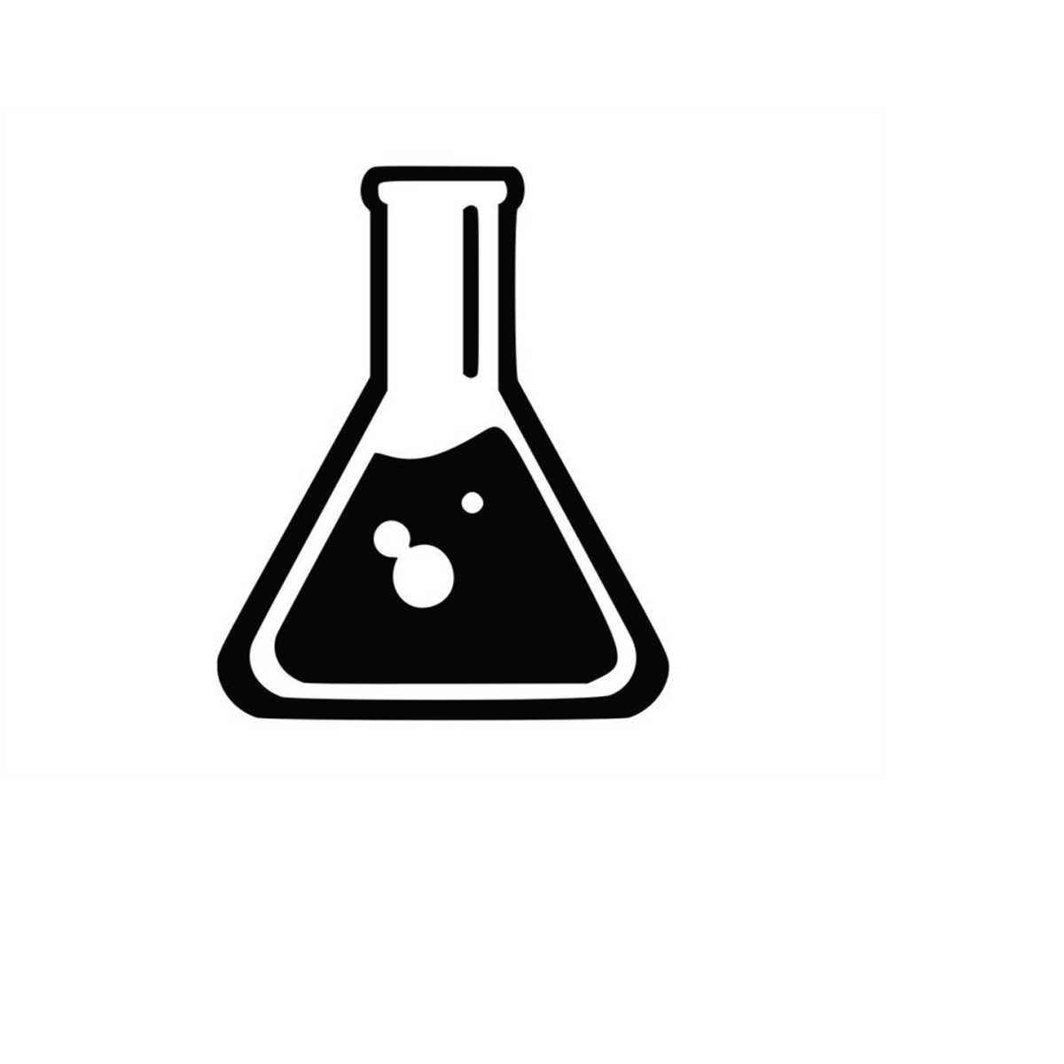 Flask Svg Science Svg Silhouette Cutting File Clipart Svg Dx - Inspire ...
