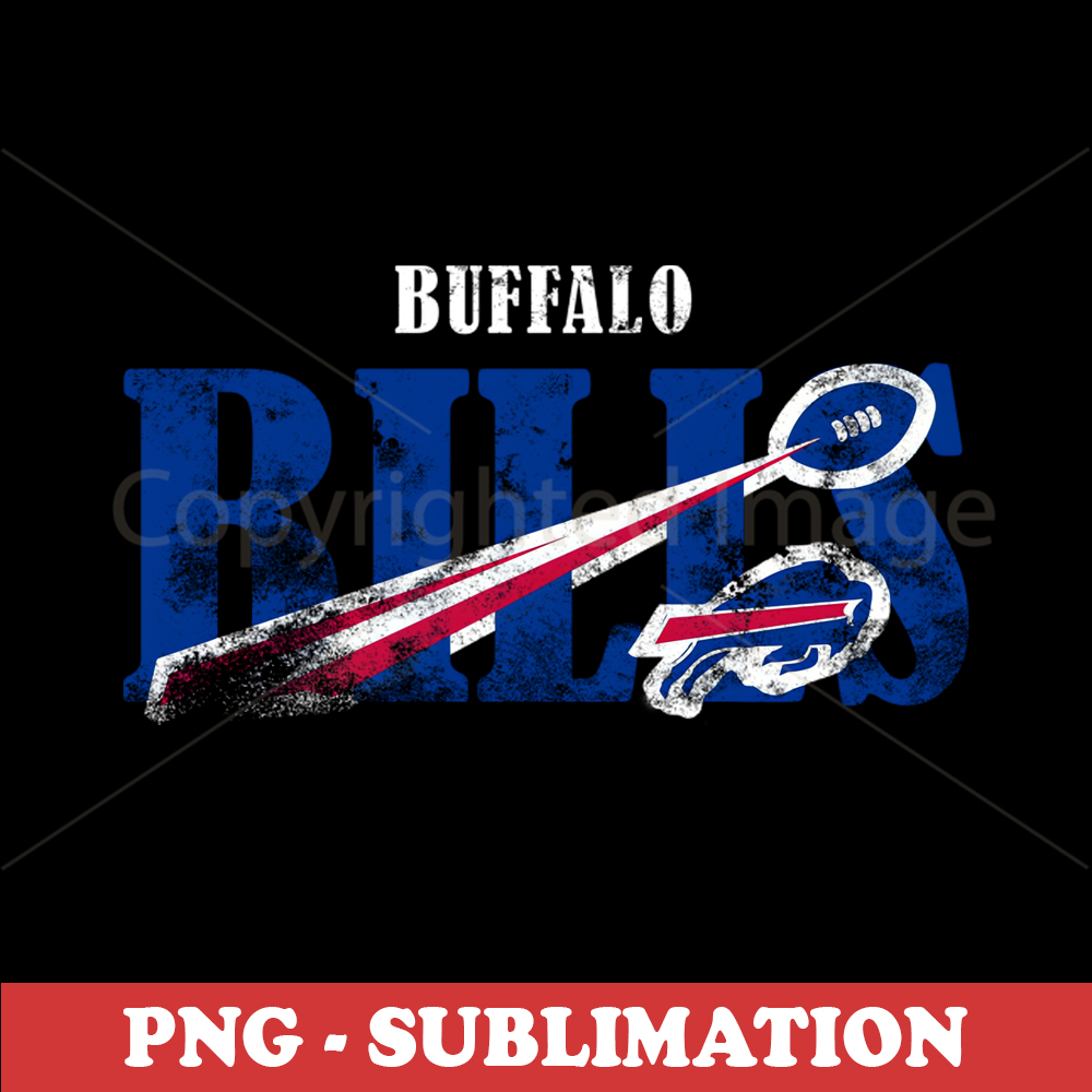 Buffalo Bills Retro - Vintage Logo PNG Digital Download File - Inspire ...