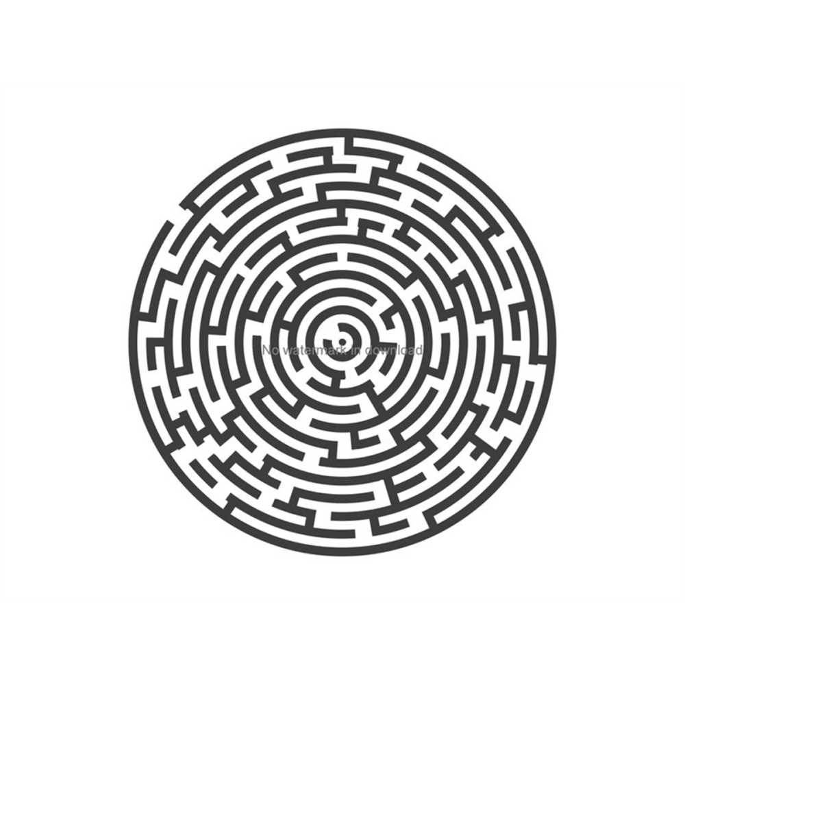 Maze Dxf Cut File, Maze Silhouette Svg, Maze Cut File, Maze - Inspire ...