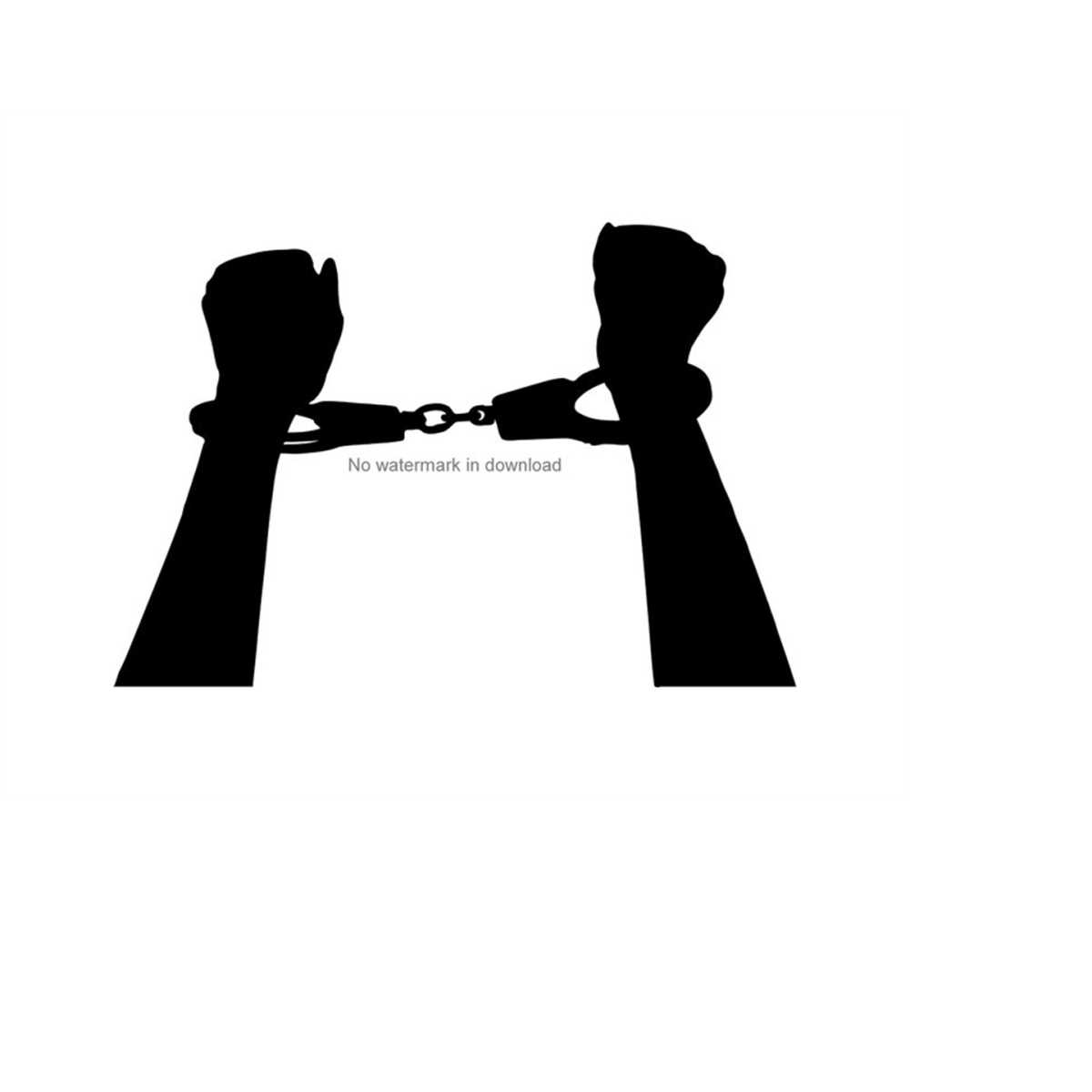 Handcuffed Svg Clipart, Handcuffs Svg Cutting File, Prison D - Inspire ...