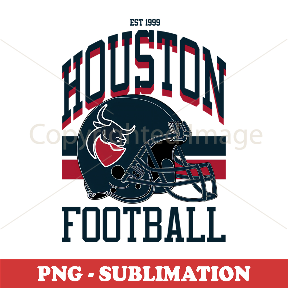 Houston Football Team - Premium Sublimation PNG Digital Down - Inspire ...