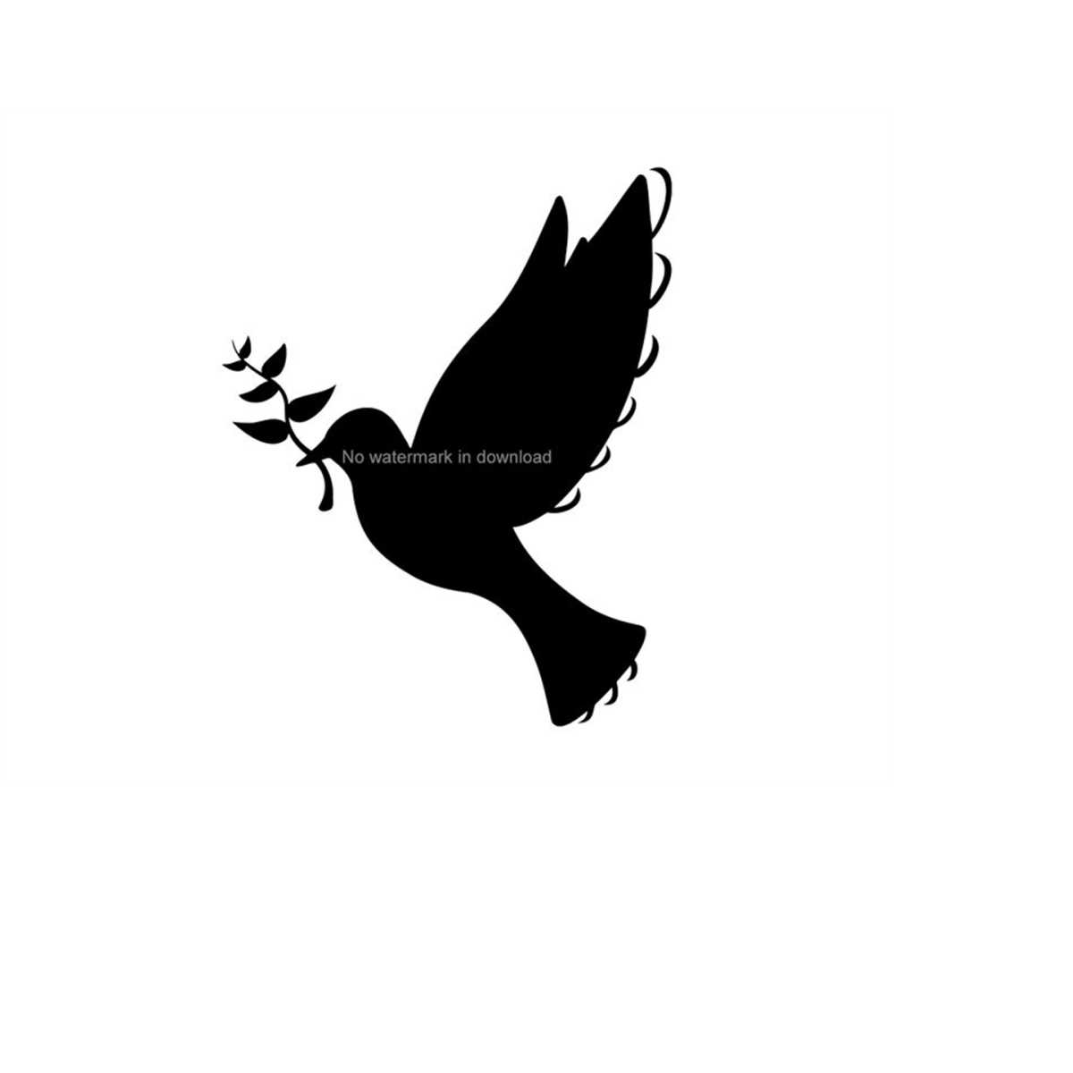 Dove Svg Dxf Png Bird Printable Image and Digital Cutting Fi - Inspire ...