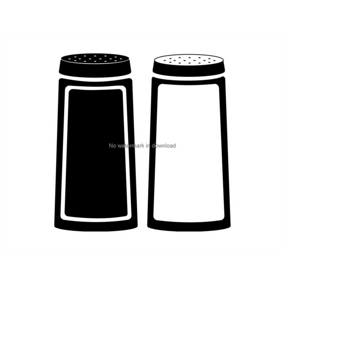 Salt Pepper Svg, Salt Pepper Files For Silhouette, Salt Pepp - Inspire ...