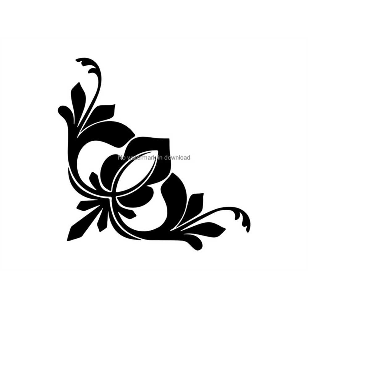 Corner Design Svg Cutting Clipart, Corner Design Svg Bundle, | Inspire ...