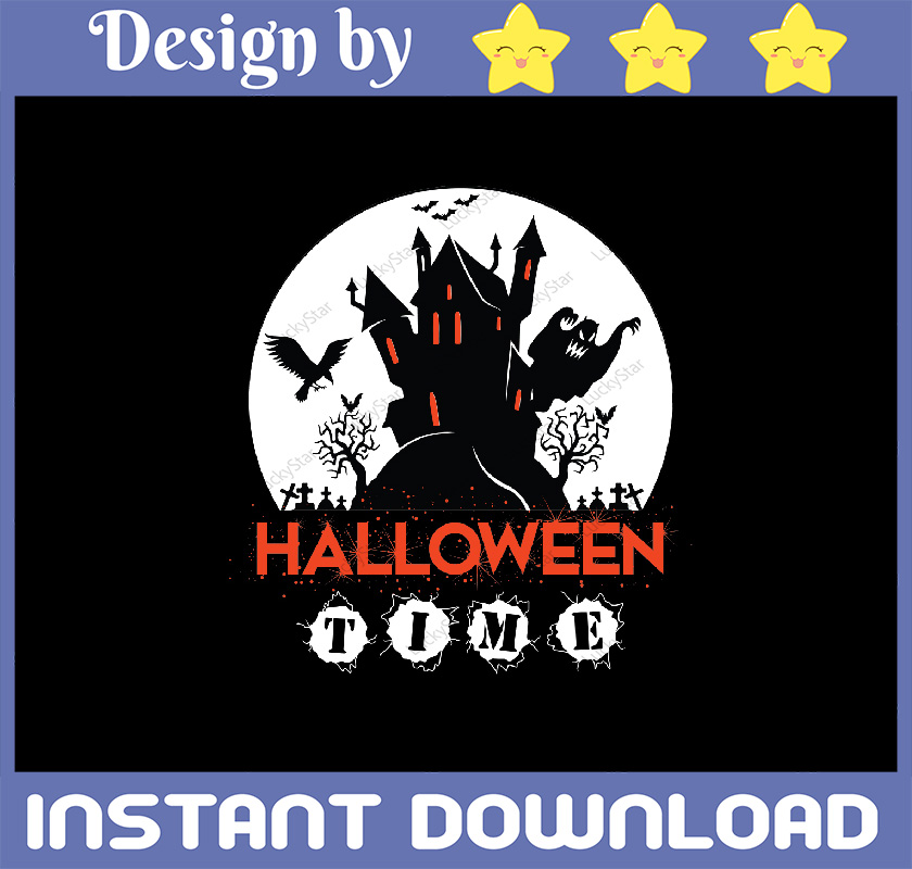 Halloween Time SVG, It's Halloween Time Svg, Silhouette Hall | Inspire ...