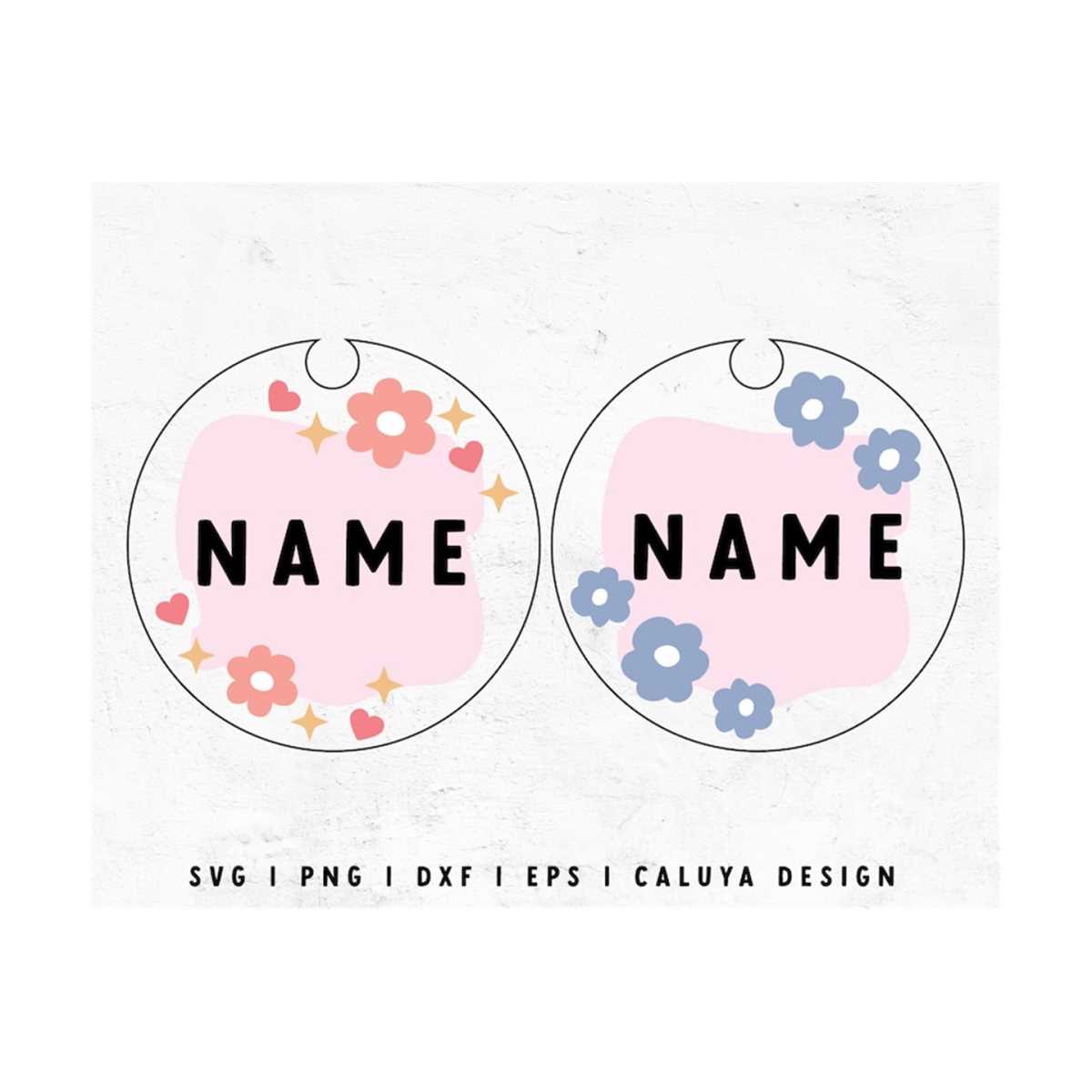 Circle Keychain SVG | Round keychain SVG | Personalized Keyc | Inspire ...