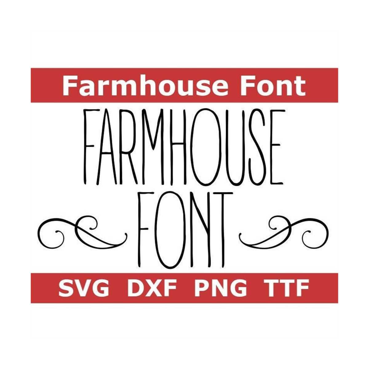 Farmhouse Font SVG TTF, Farmhouse Alphabet, Farm Font, Skin | Inspire ...