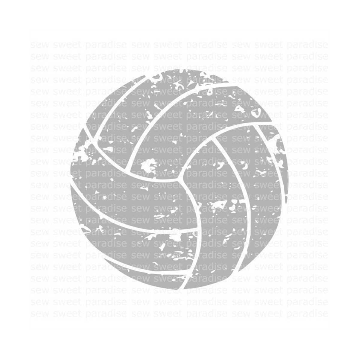 Volleyball SVG, Volleyball Grunge SVG, Digital Download, Cut - Inspire ...