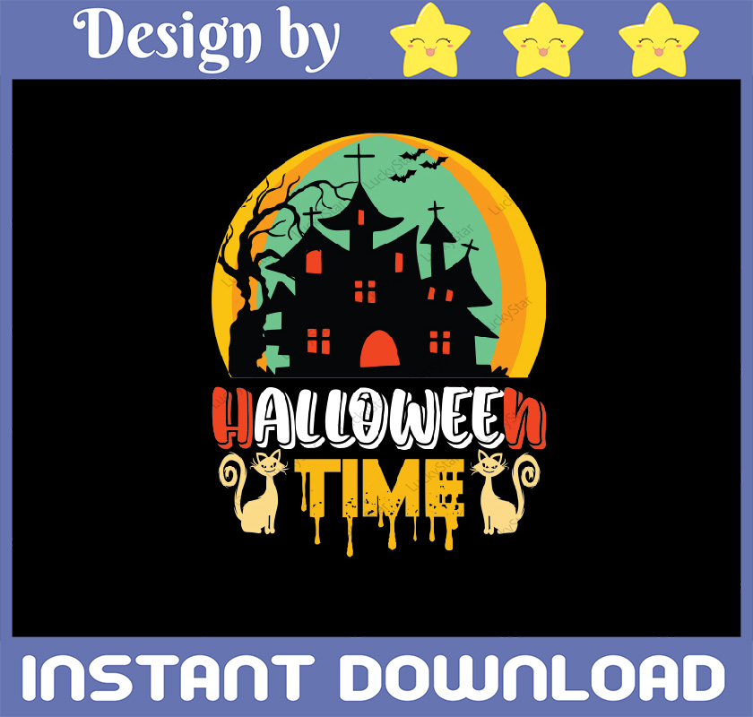 Halloween Time SVG, It's Halloween Time Svg, Halloween svg, - Inspire ...