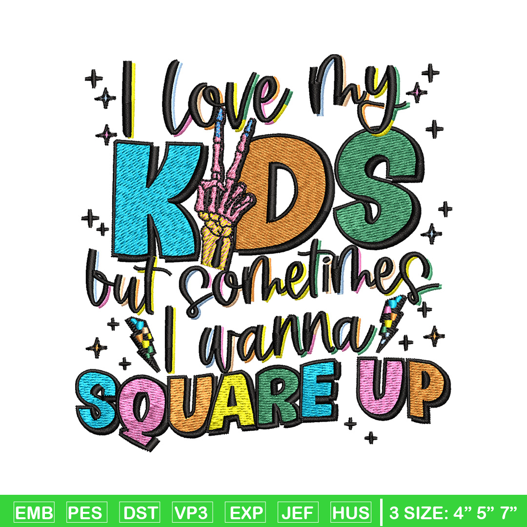 Square up embroidery design, Halloween embroidery, Embroide | Inspire ...