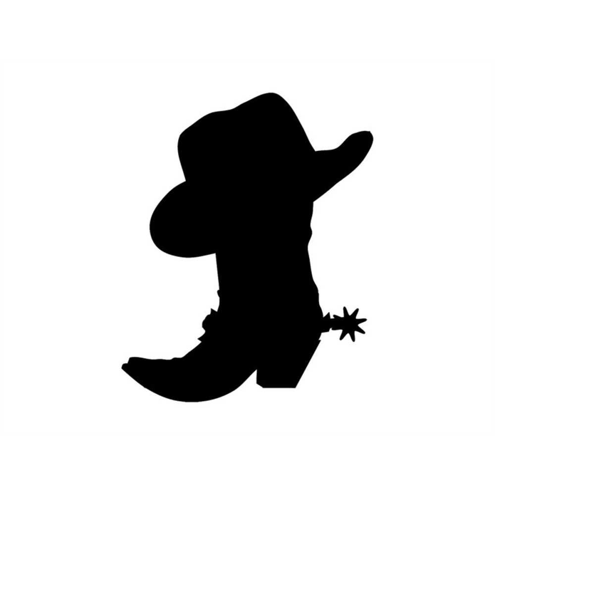 Cowboy Hat Svg, Cowboy Hat Boot Western Cutting File Clipart | Inspire ...