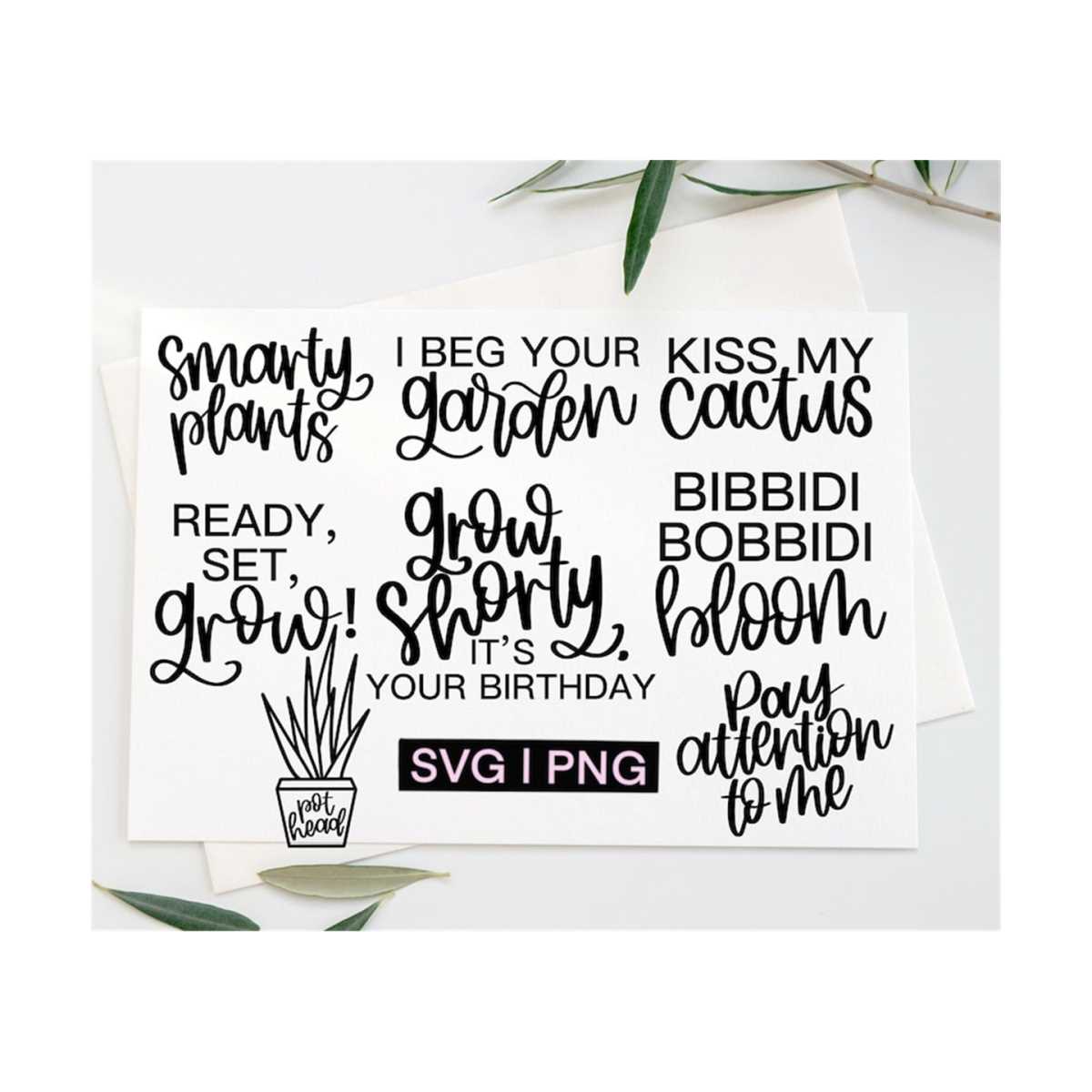 Plant pun svg bundle, plant quotes svg, plant lover bundle s | Inspire ...