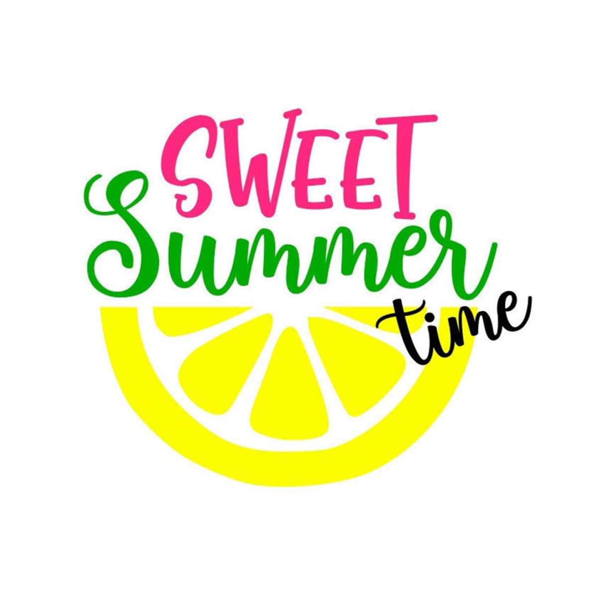 Lemon SVG, Hello Summer SVG, Sweet Summertime SVG, Digital D | Inspire Uplift