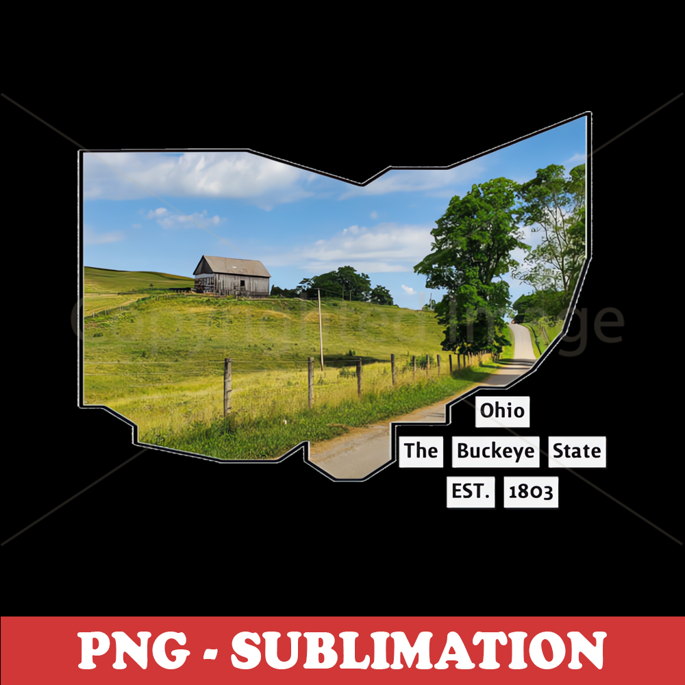 Ohio USA Skyline - High-Resolution PNG Digital Download - Pe - Inspire ...