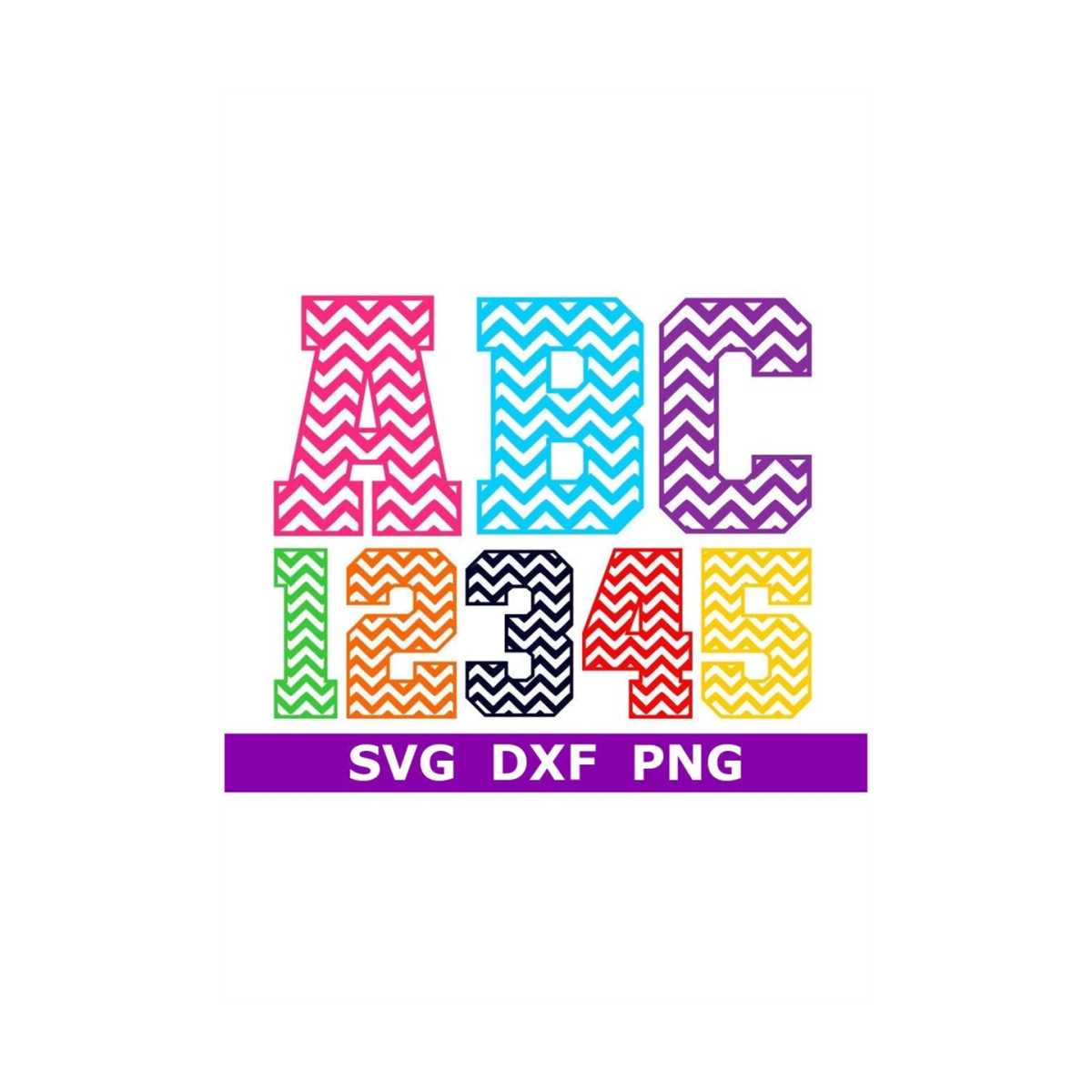 Monogram SVG/DXF/PNG, Chevron Letters, Chevron Alphabet, Dig | Inspire ...