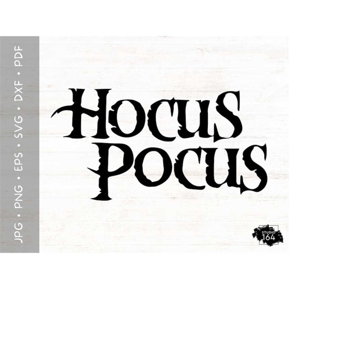 Hocus Pocus Logo Font SVG, Sanderson Svg, Hocus Pocus png, H - Inspire ...