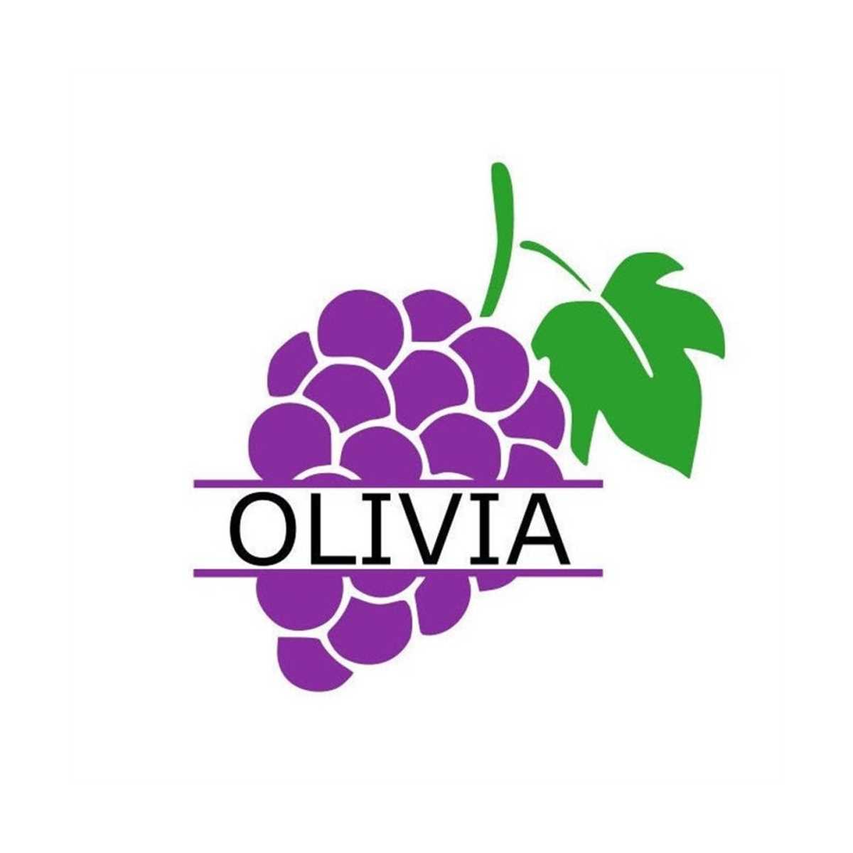 Grape SVG, Grape Split Name Frame SVG, Wine SVG, Digital Dow | Inspire ...