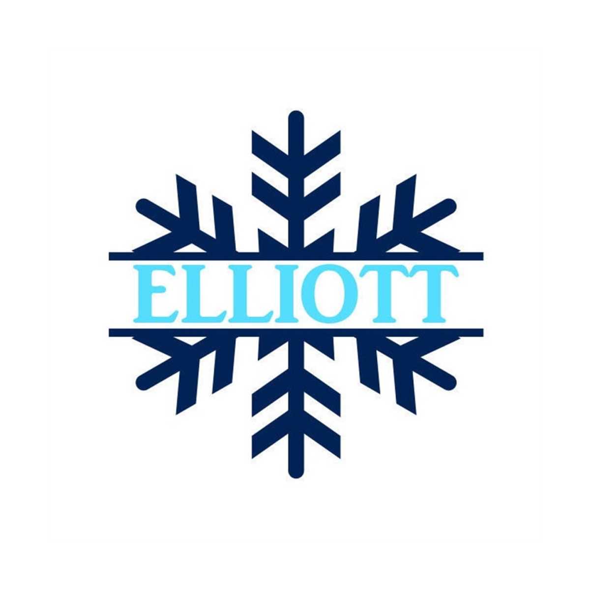 Snowflake Name Frame SVG, Christmas SVG, Winter SVG, Digital | Inspire ...