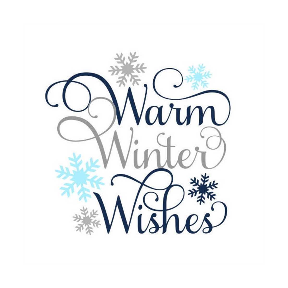 Warm Winter Wishes SVG, Christmas SVG, Winter Sign SVG, Digi - Inspire ...