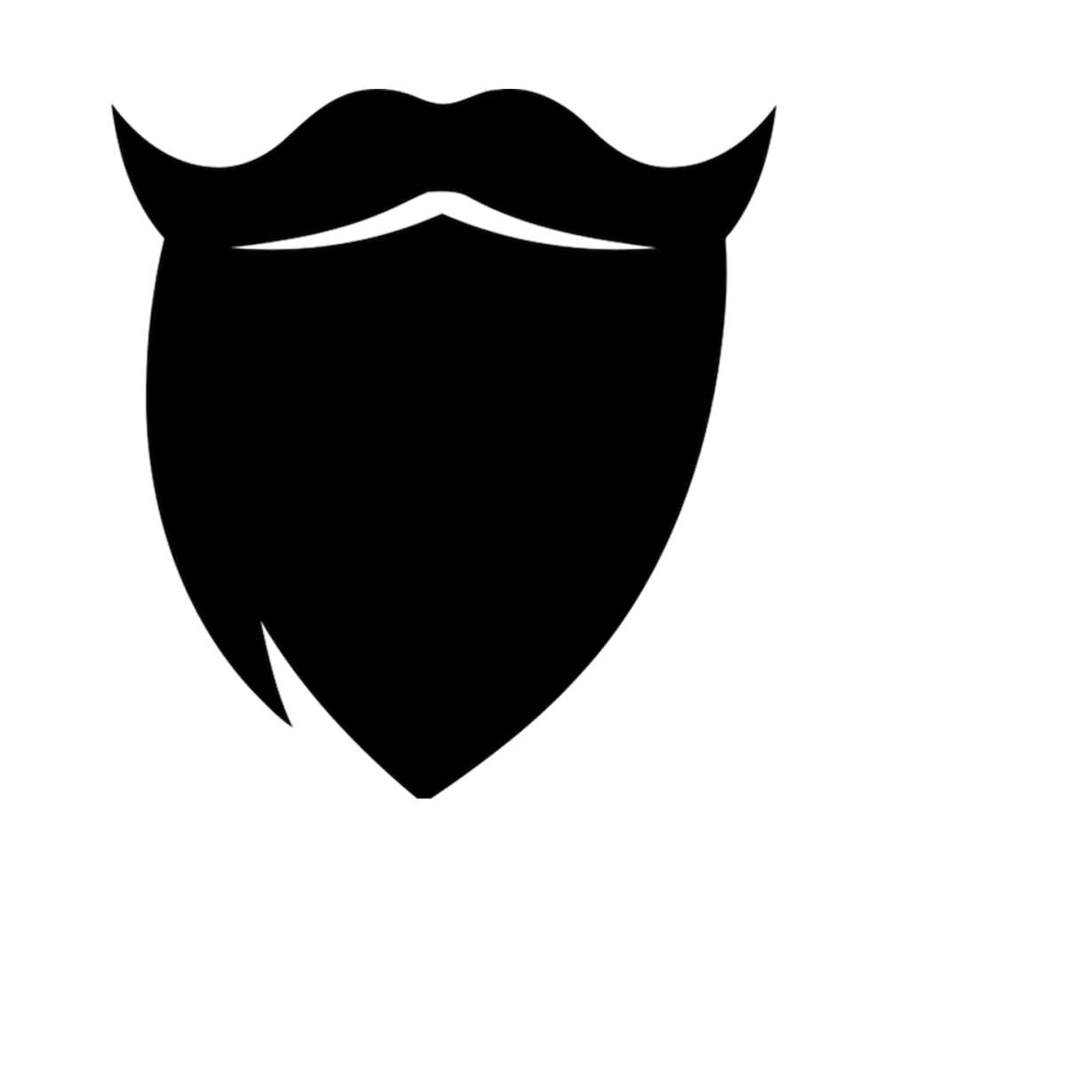Beard Svg Dxf Png Clip Art Beard Picture Printable Download - Inspire ...