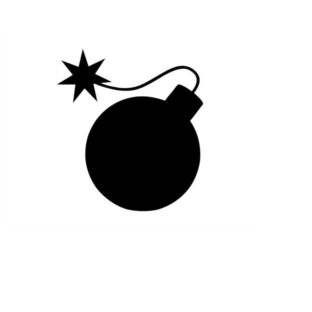 Bomb Svg Gamer Svg Cartoon Svg Cut File, Silhouette Dxf Expl - Inspire ...