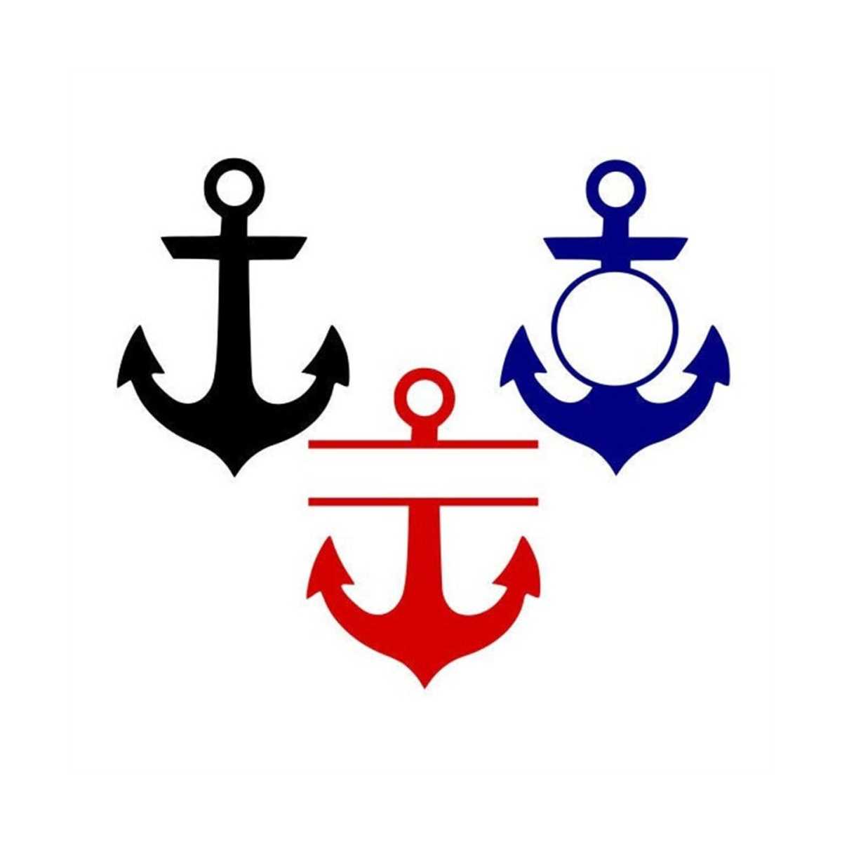 Anchor SVG, Anchor Monogram Frame SVG, Digital Download, Cut | Inspire ...