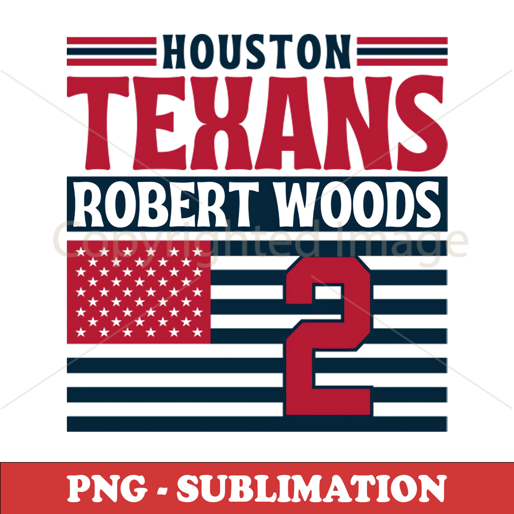 Houston Texans Woods - American Flag Football - High-Quality | Inspire ...