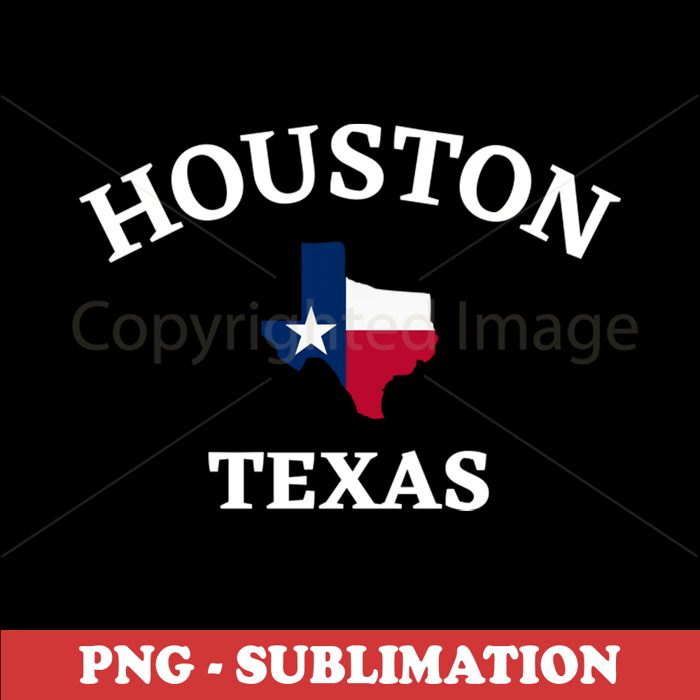 Stunning Houston Skyline - Vibrant Sublimation PNG - Instant | Inspire ...