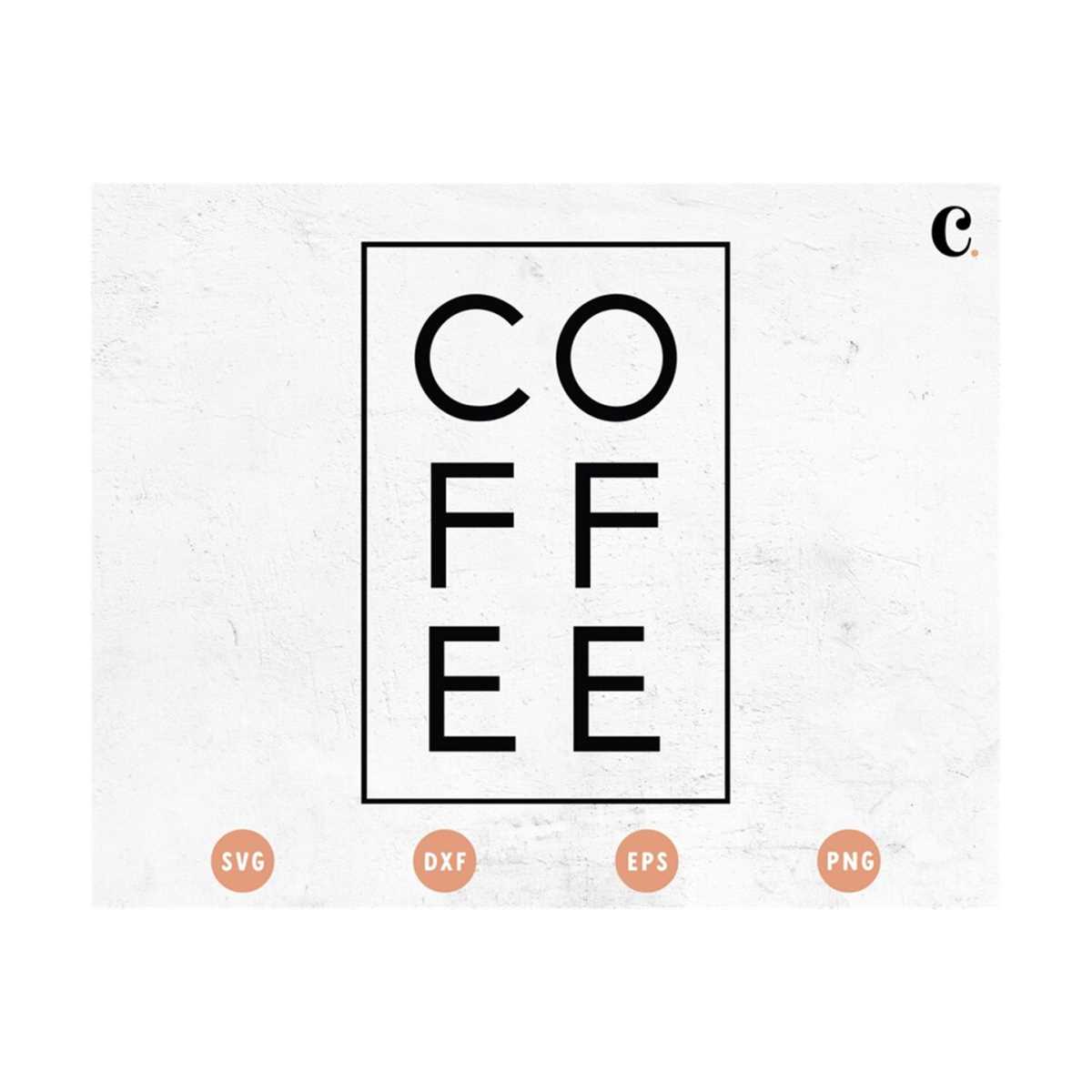 Free SVG & PNG | Modern COFFEE svg Cut File for Cricut, Came | Inspire ...