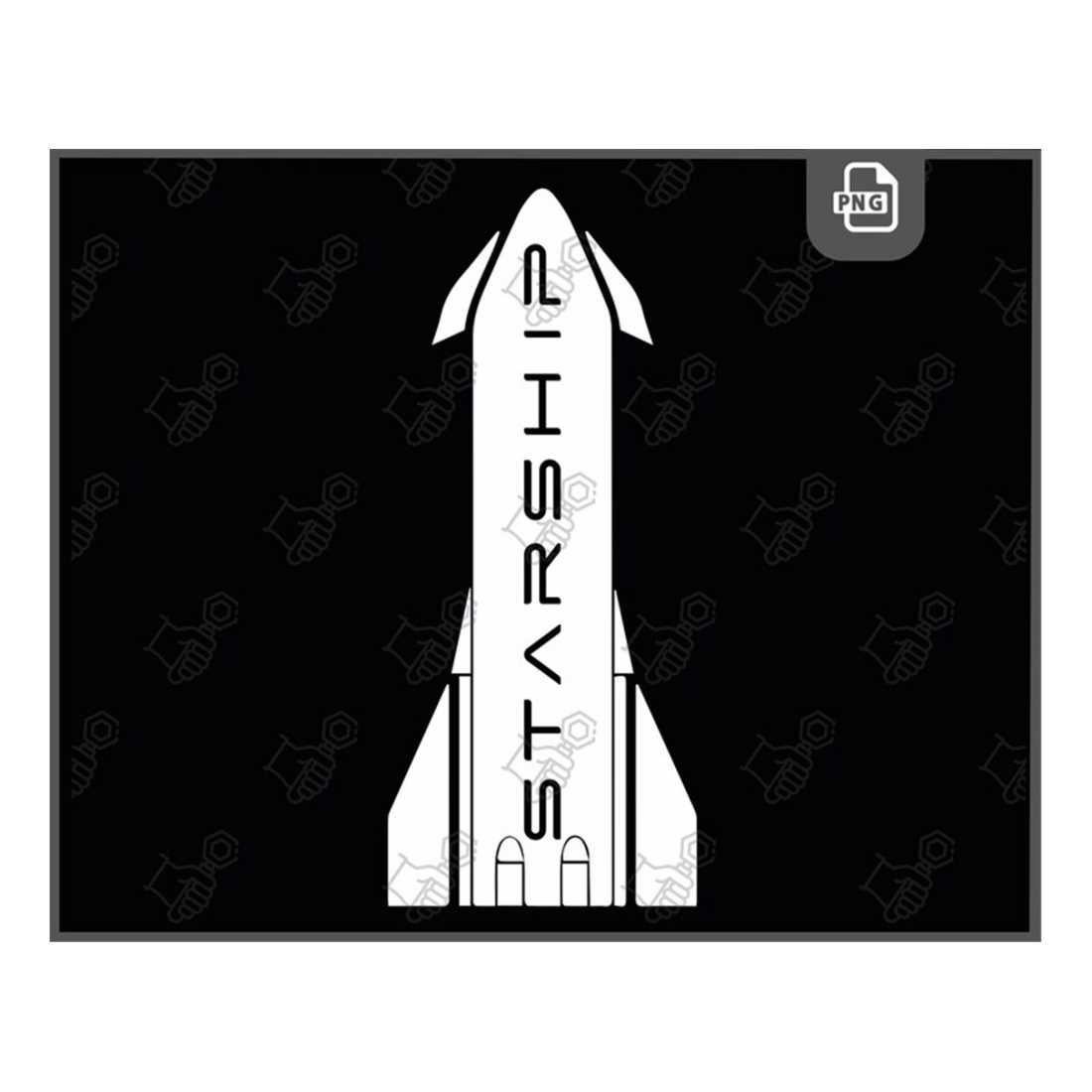 Impressive Starship Design PNG | Elon Musk Fan Art | Easy to | Inspire ...