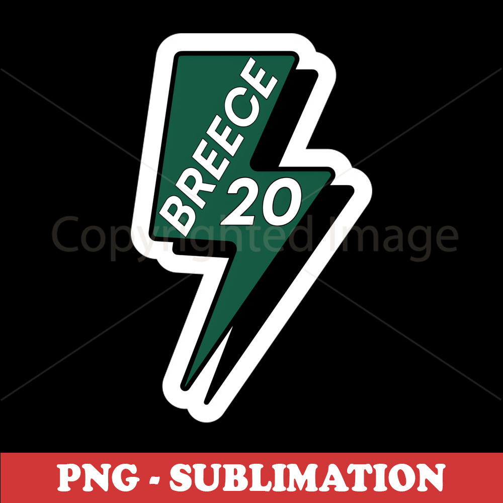 NY Jets Sublimation PNG Digital Download - Breece Lightning | Inspire ...