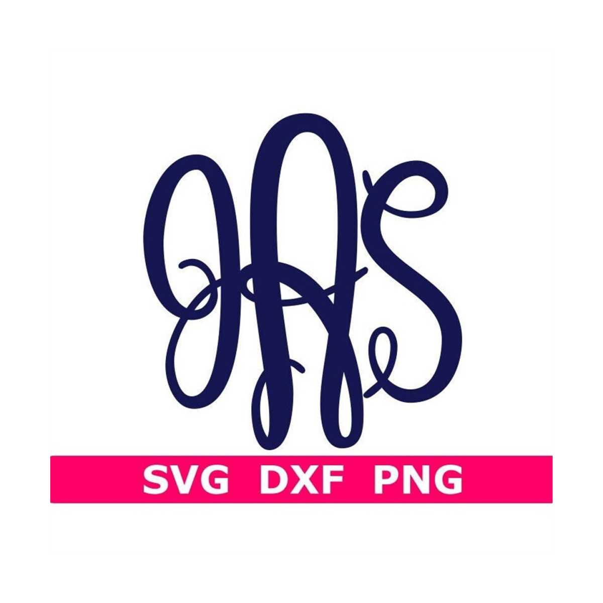 Monogram SVG/DXF/PNG, Fancy Monogram Alphabet, School Monogr | Inspire ...