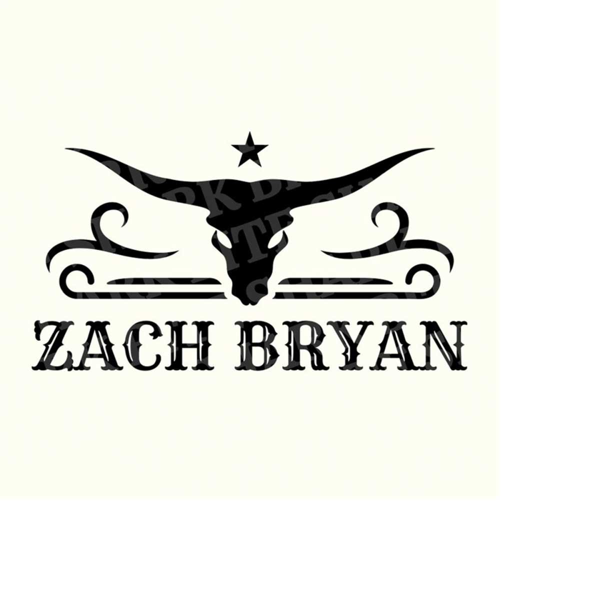 Zach Bryan Bull SVG, Zach Bryan SVG, Country Music, Concert, | Inspire ...