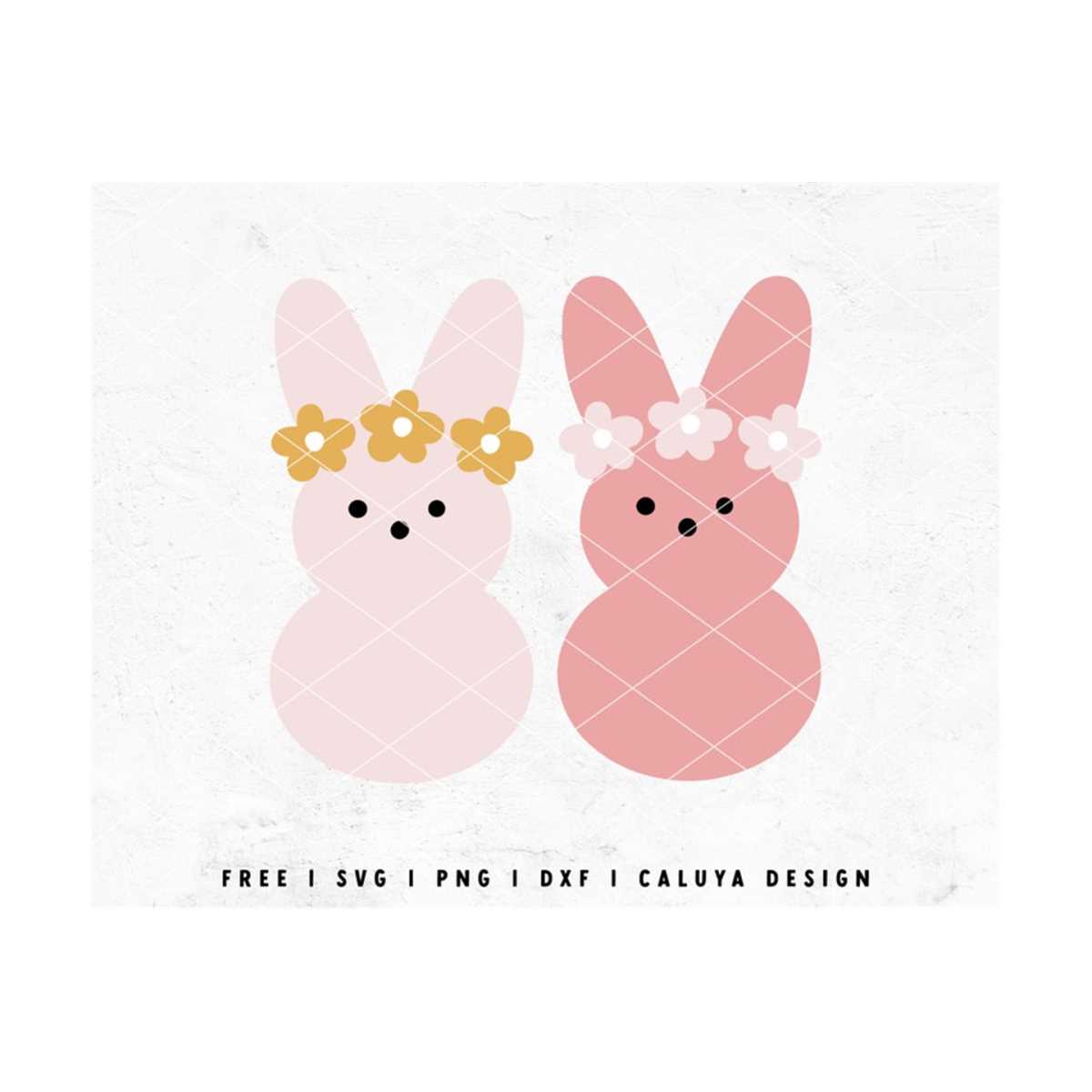 Flower peeps SVG | Easter Bunny SVG | Girl Easter SVG | Boy | Inspire ...