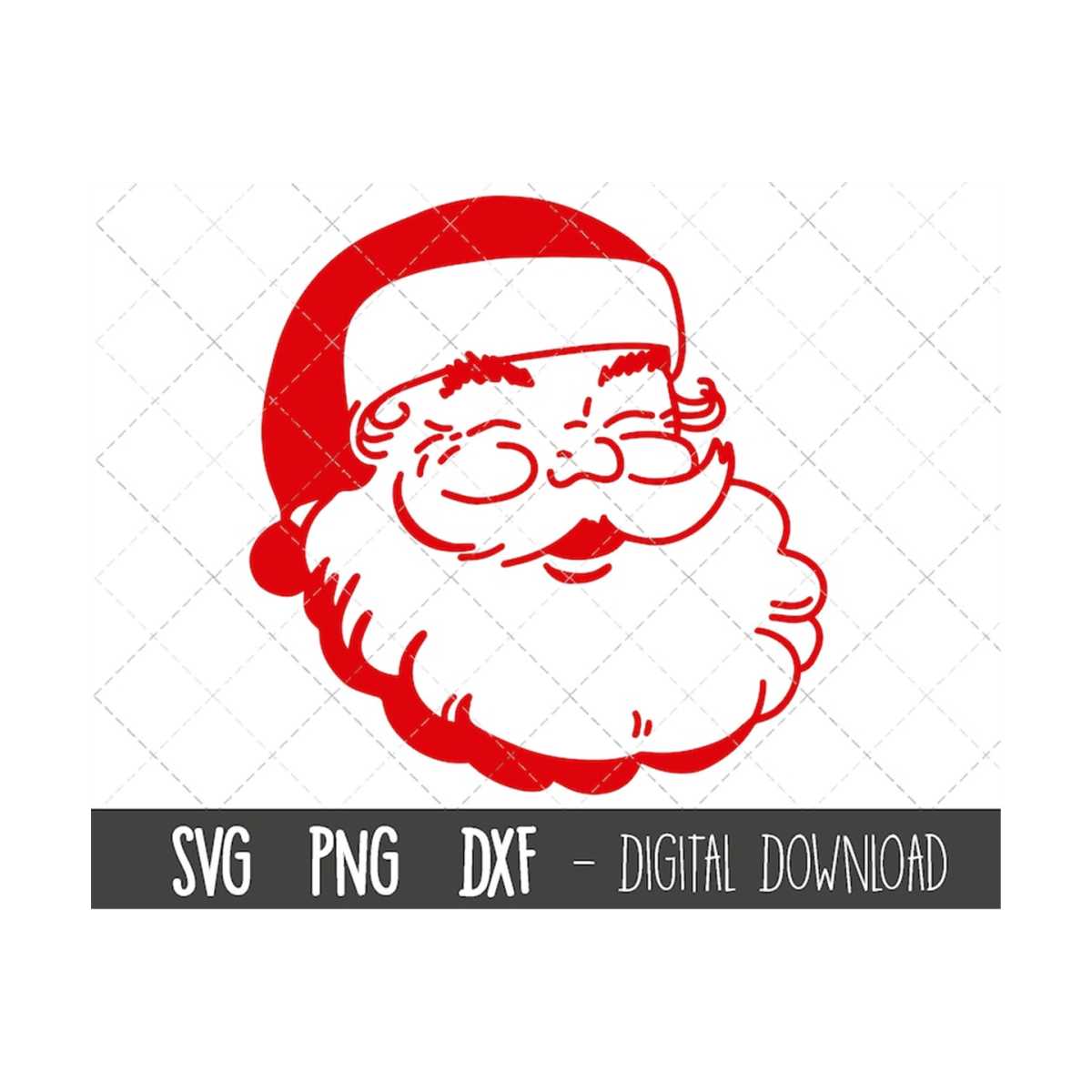 Santa svg, santa head svg, christmas svg, santa svg file, sa | Inspire ...