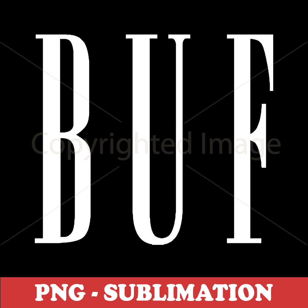 BUF Buffalo Logo - High Resolution PNG Digital Download - Pe - Inspire ...