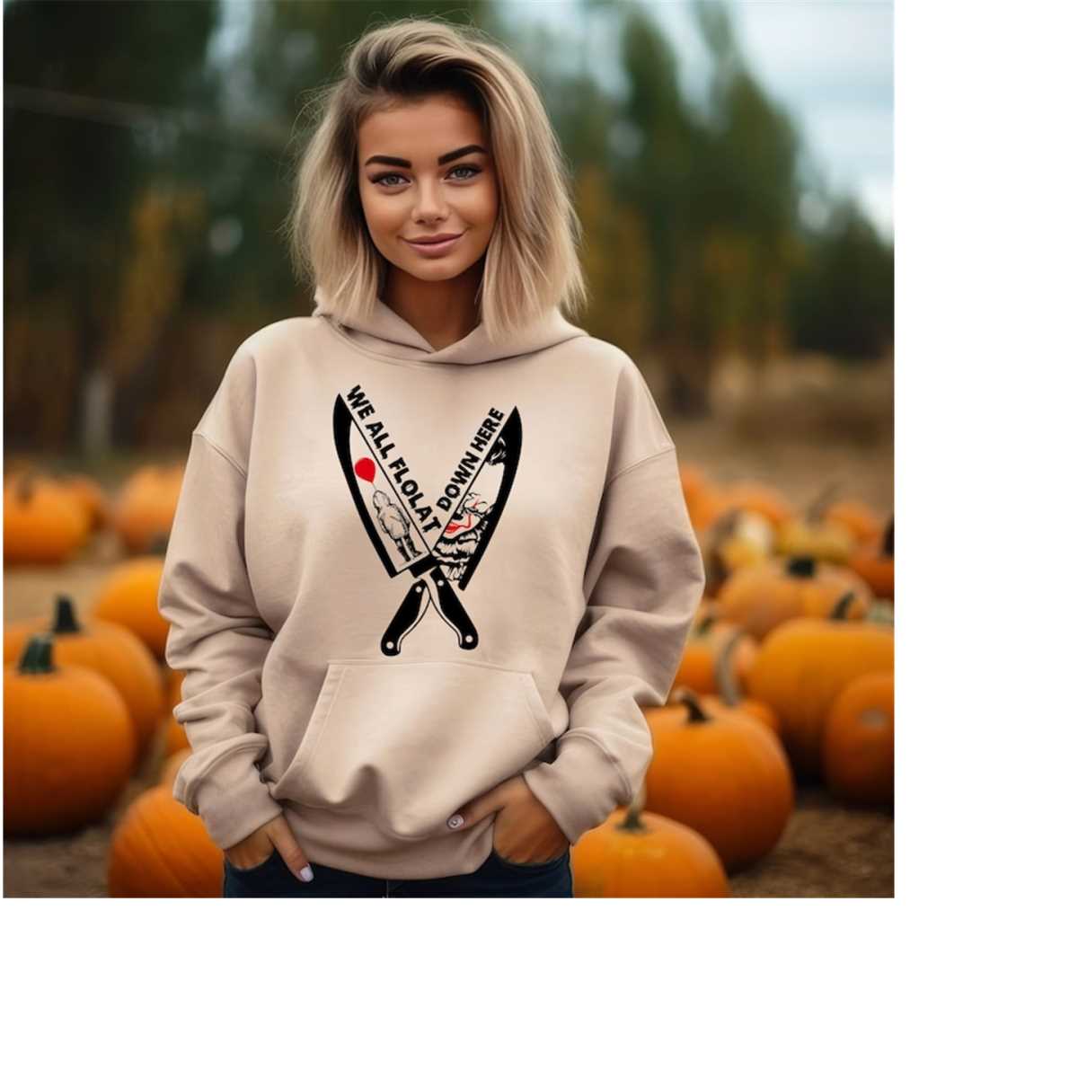 Killer Clown Hoodie, Spooky Halloween Sweat, Trick Or Treat - Inspire ...