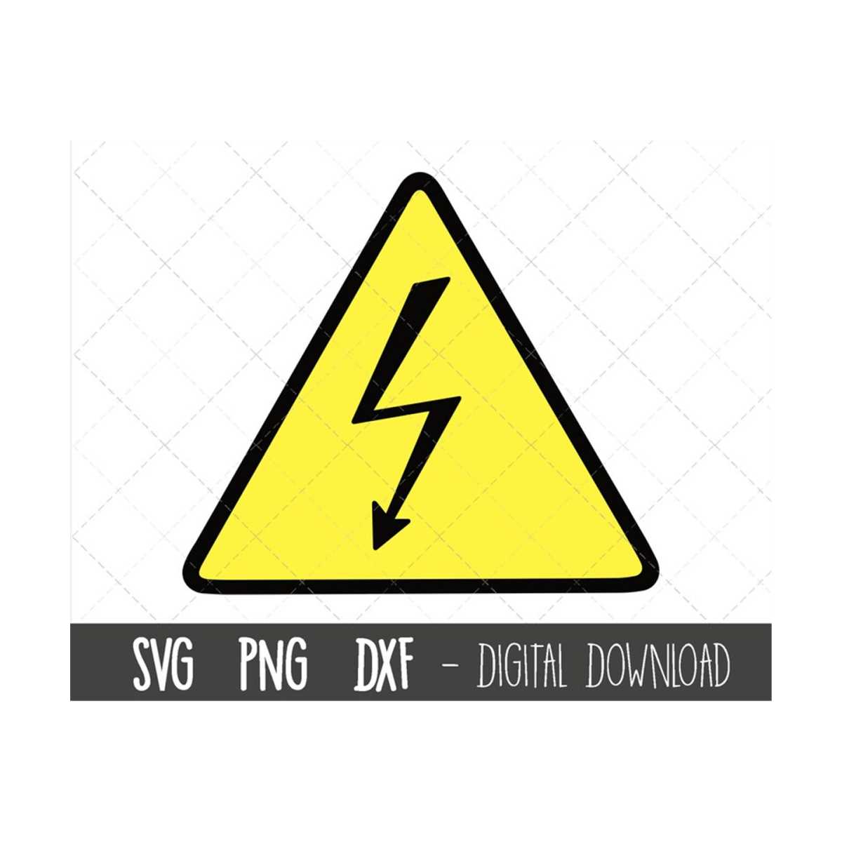 Electrical Hazard svg, Electric sign svg, danger signs clipa - Inspire ...