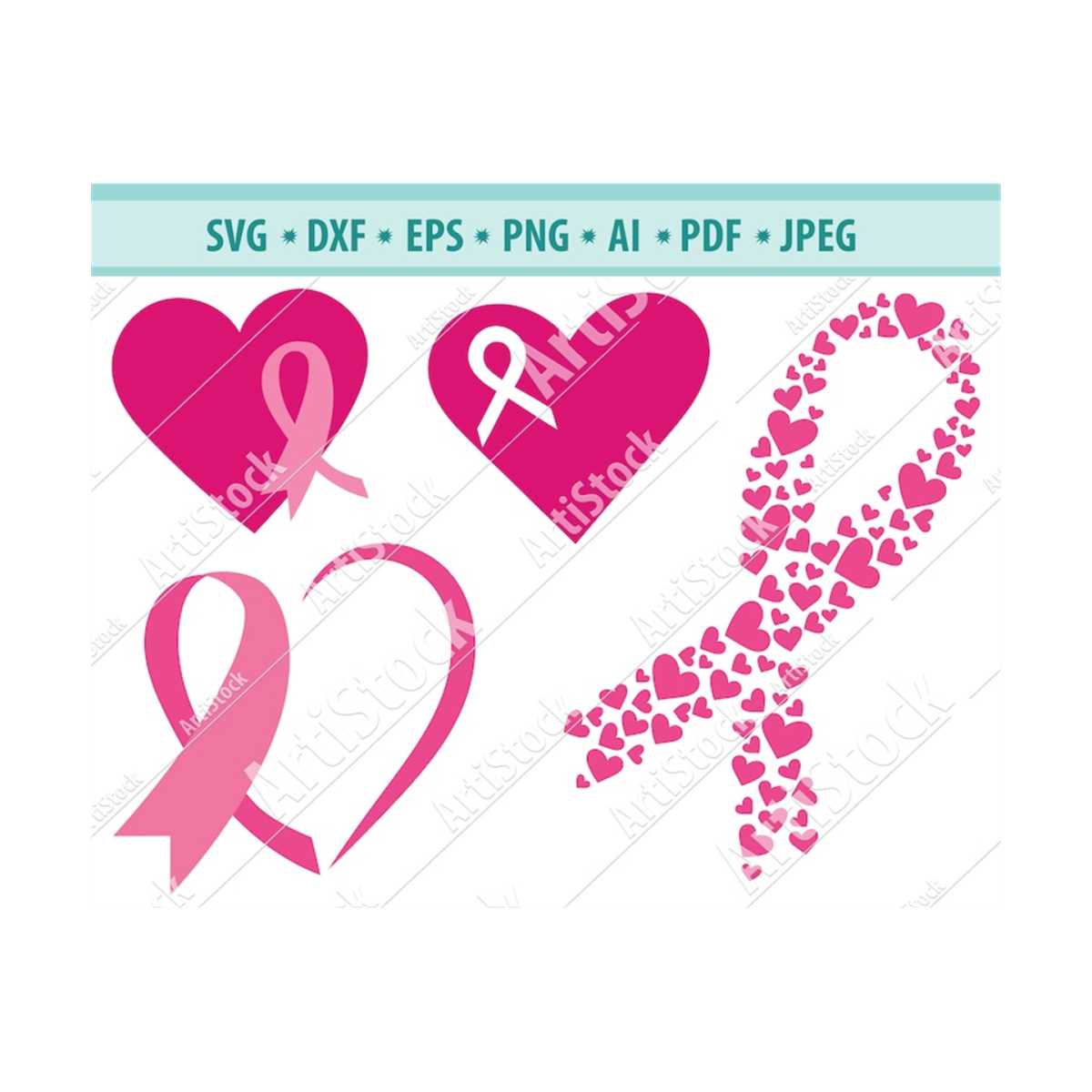 Cancer Ribbon SVG, Cancer Survivor, Awareness Ribbon SVG, br | Inspire ...