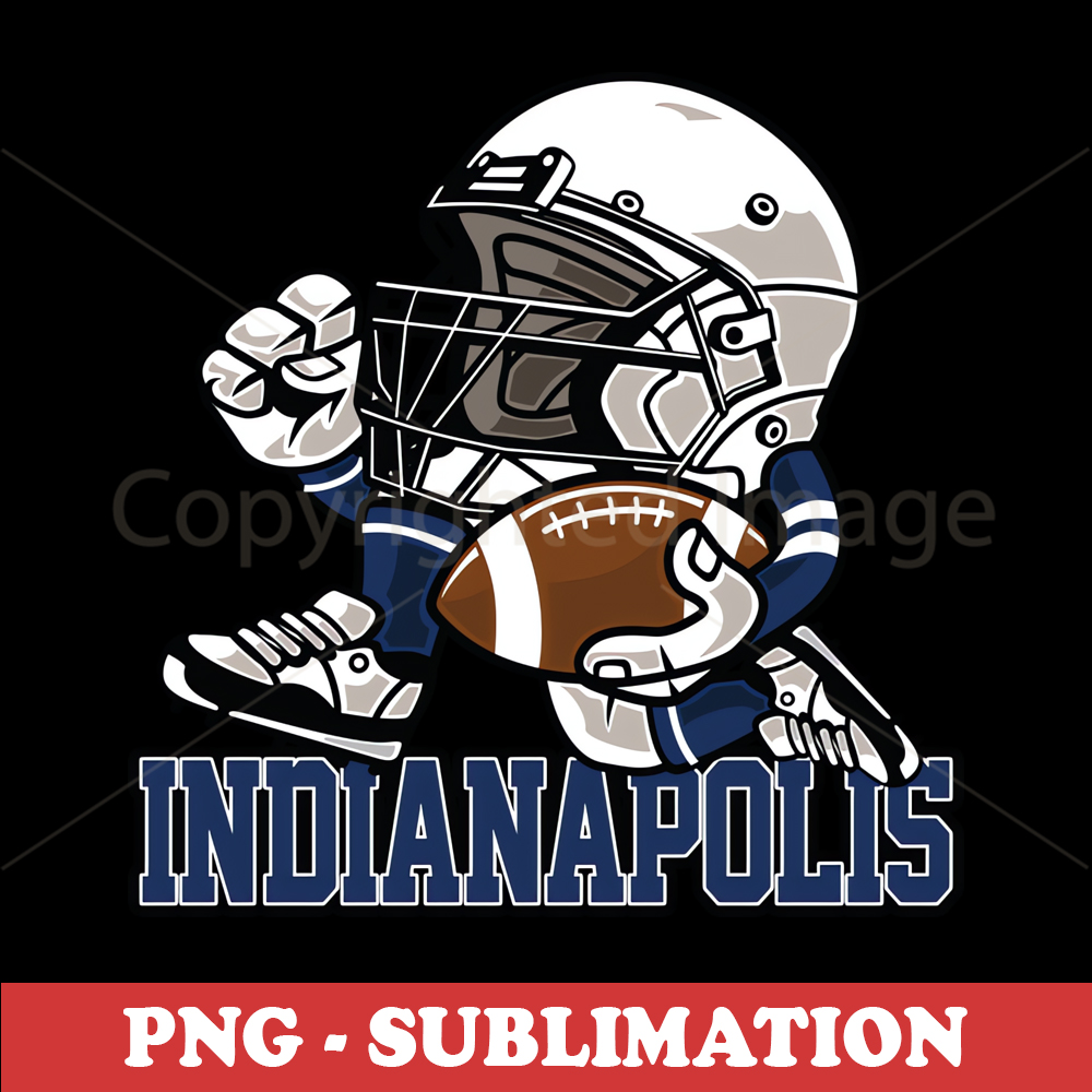 Football Helmet Mascot - Indianapolis Colts - Vibrant Sublim | Inspire ...